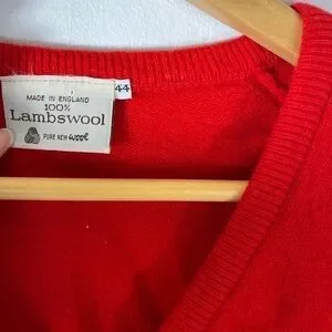 Vintage | Sweaters | Vintage Stunning Hms Invincible Navy Crest Red ...
